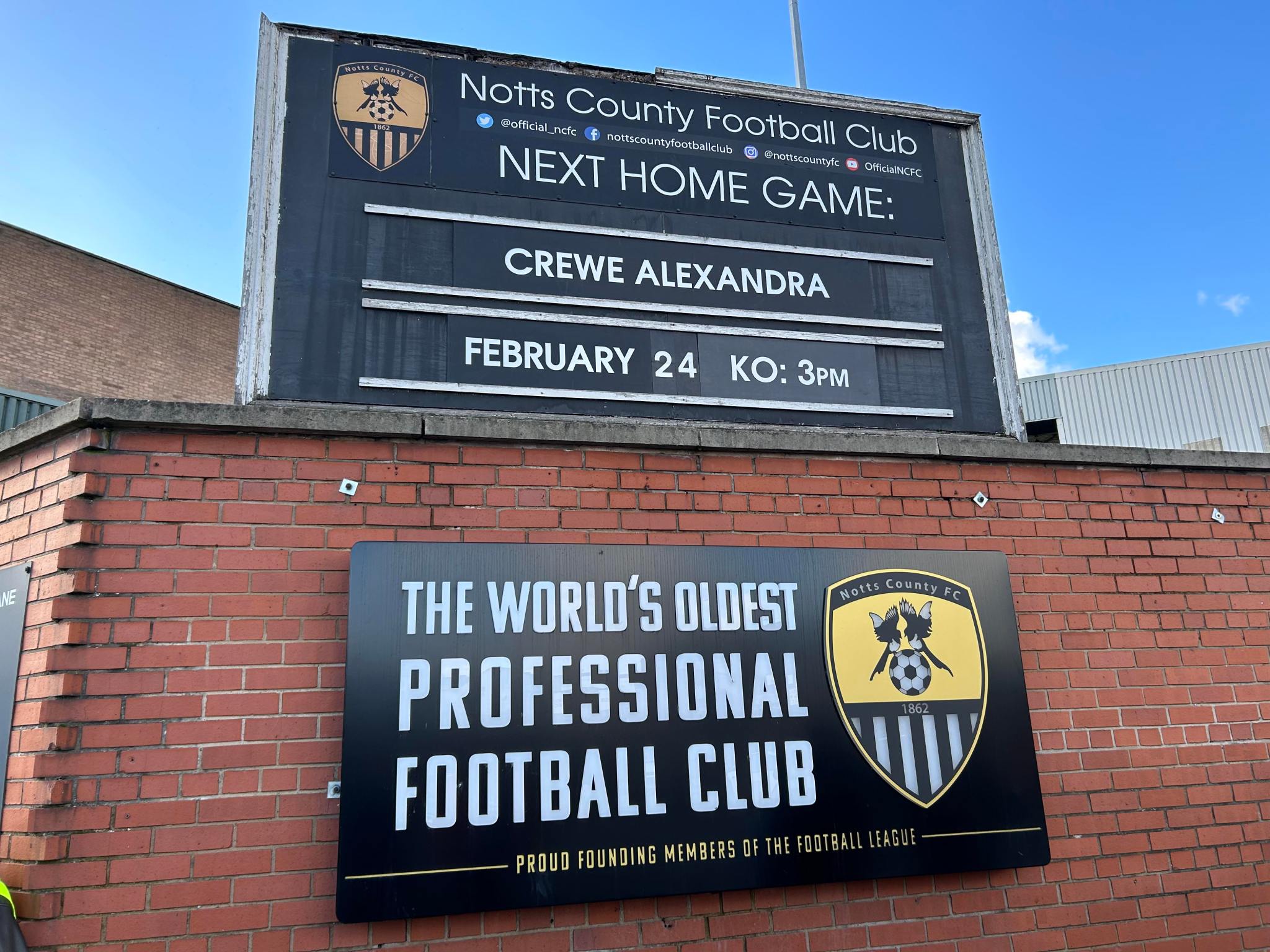 Notts County – Meadow Lane – Emma’s Ground Guide